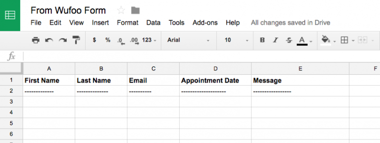 Here's how to connect Wufoo with Google Sheets | Wufoo