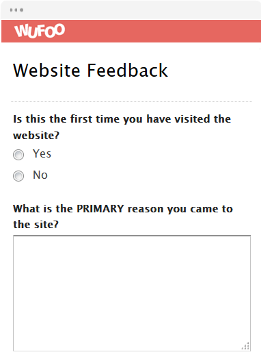 Survey Form Templates Wufoo