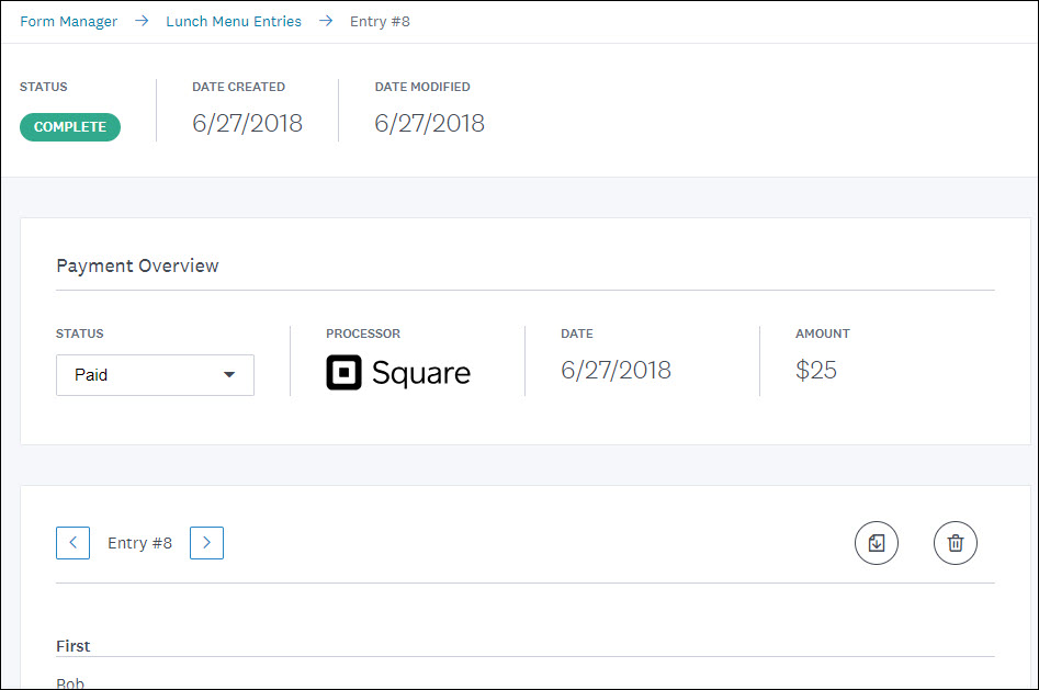 Try our new form entry manager! (beta) | Wufoo