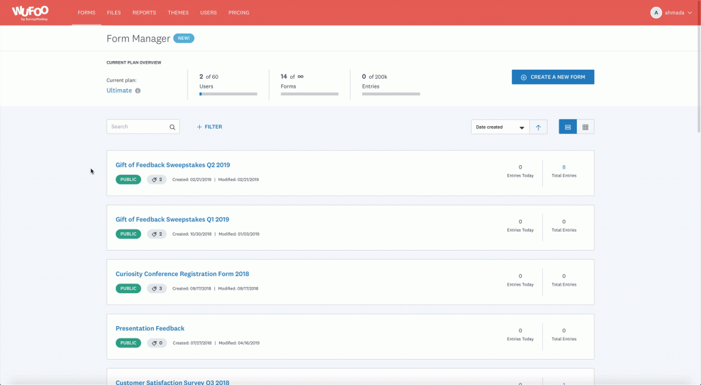 filter-with-labels | Wufoo